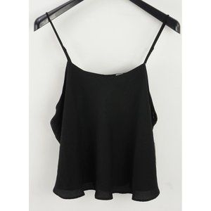 Abound | Tops | New Abound Womens Size 2x Black Chiffon Cropped Keyhole ...